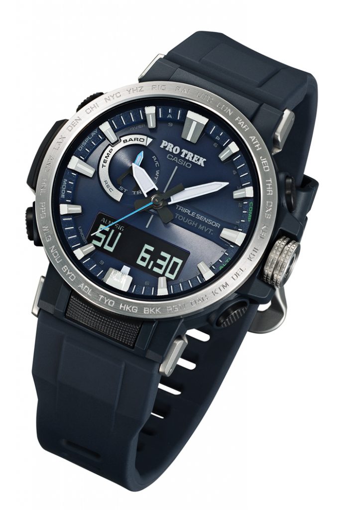 【CASIO】小ぶりなサイズで女性にも着けやすいアウトドアウオッチ“PRO TREK（プロトレック）”の新製品『PRW-60』が2018年5月 ...